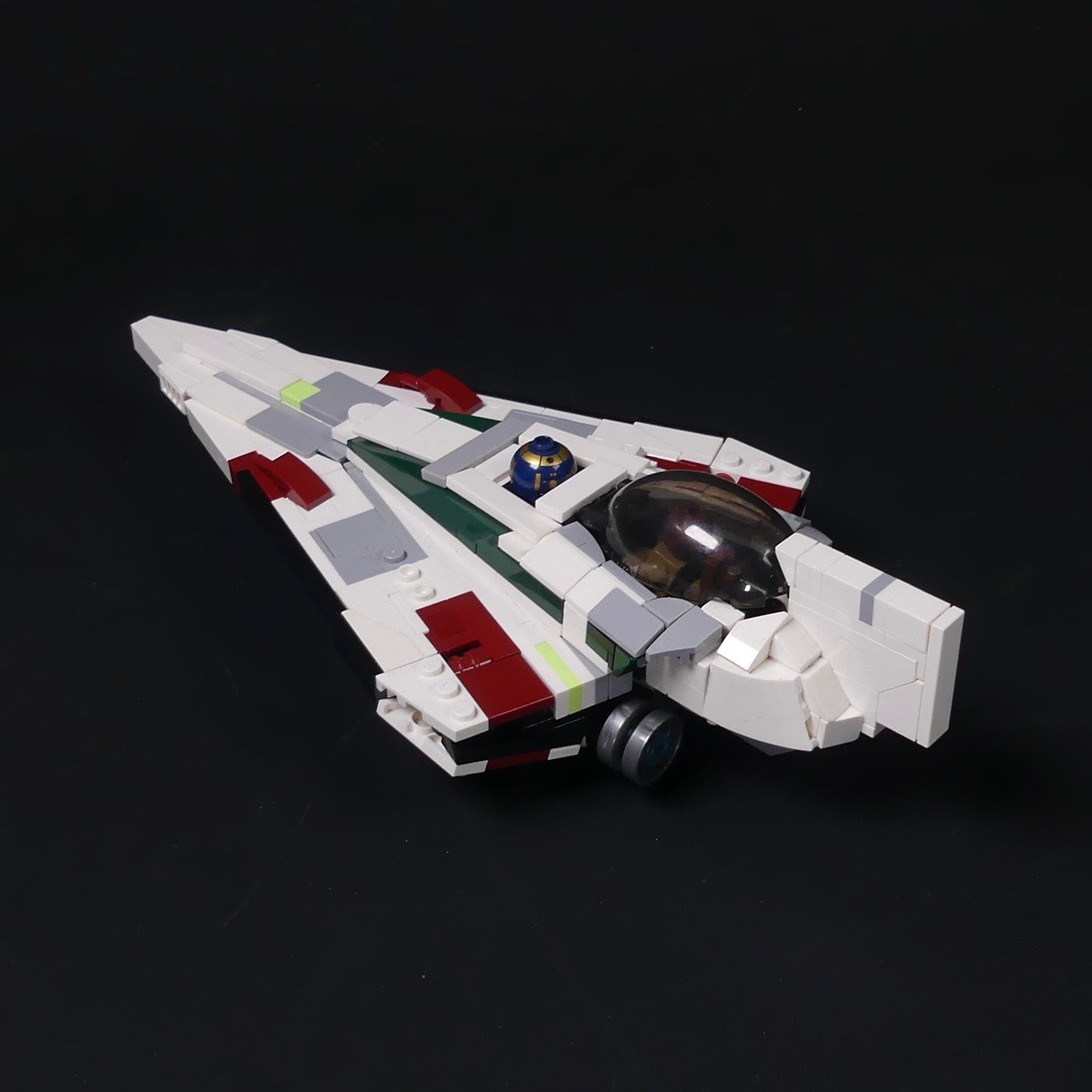 Plo Koon's & Mace Windu's Jedi Starfighters - Minifig Scale — BrickVault