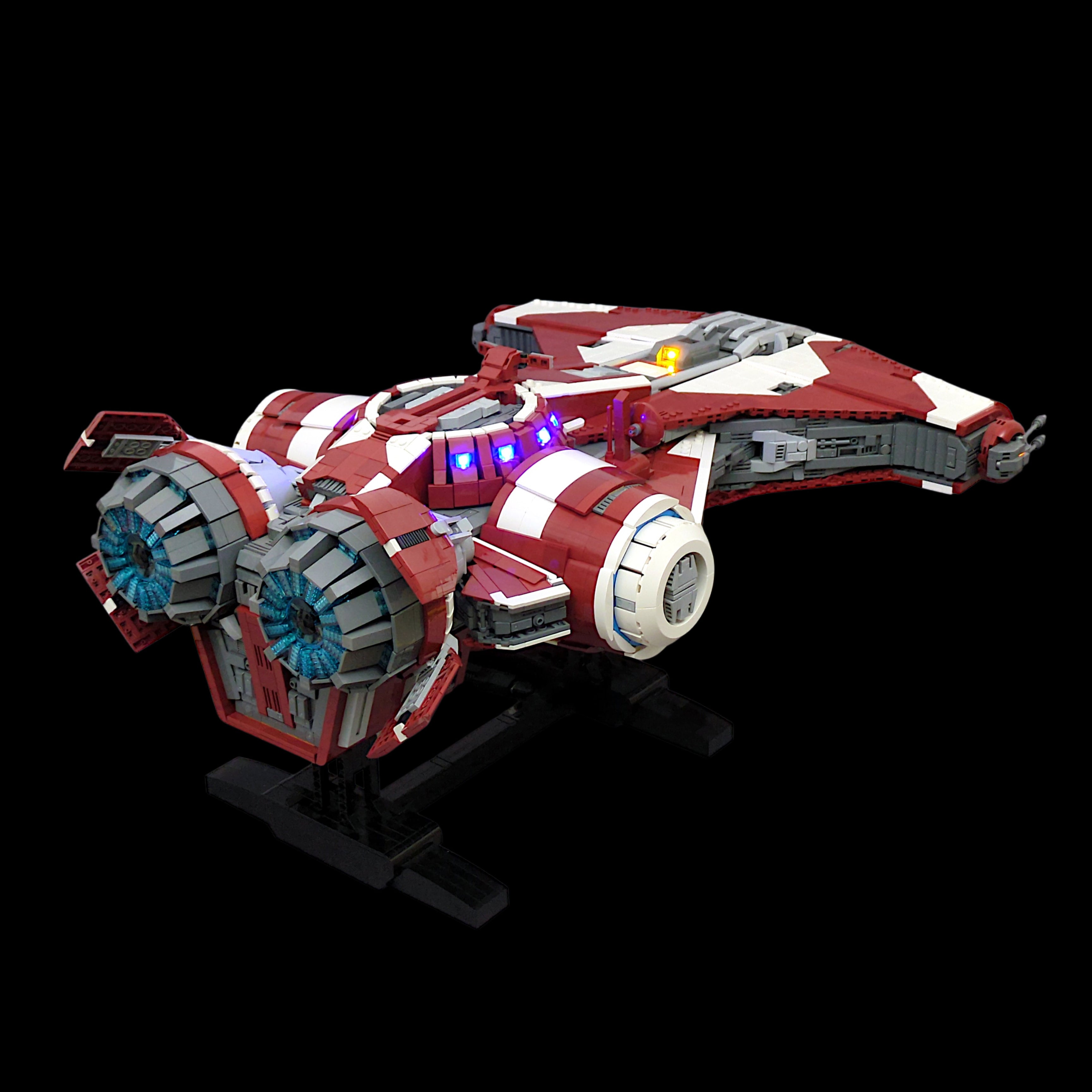 UCCS Jedi Defender-Class Light Corvette - Micro Scale — BrickVault