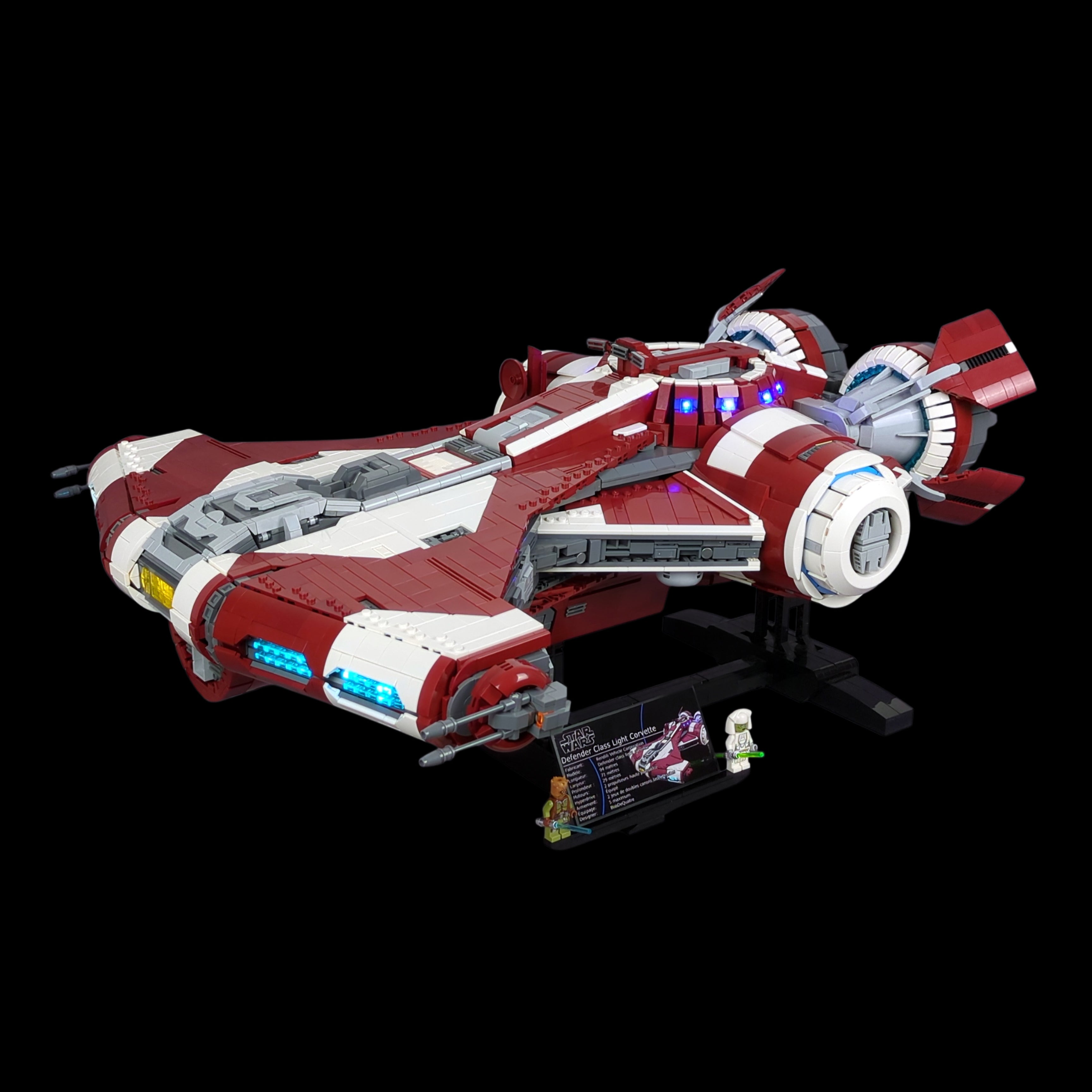 UCCS Jedi Defender-Class Light Corvette - Micro Scale — BrickVault