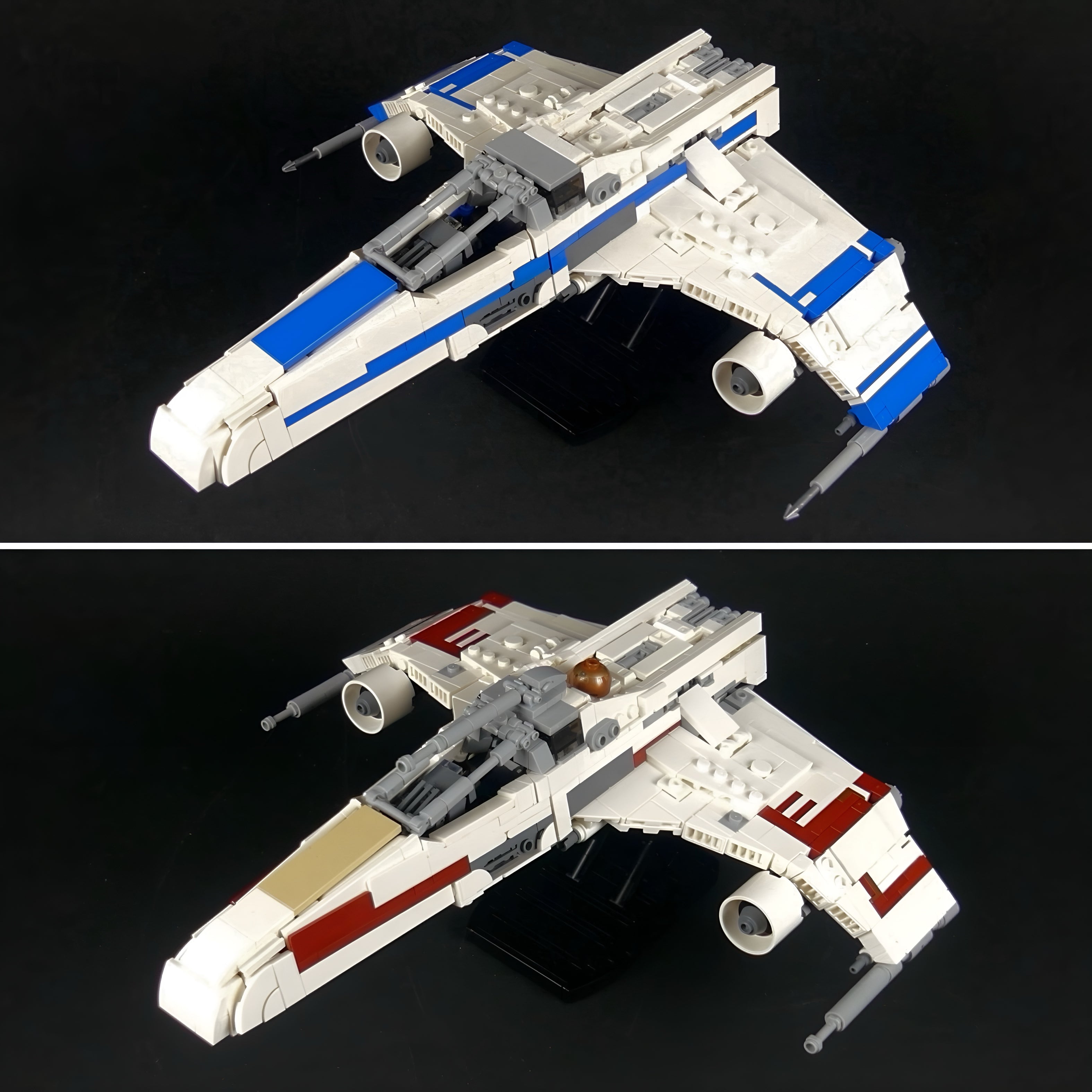 E-Wing Starfighter - Minifig Scale — BrickVault