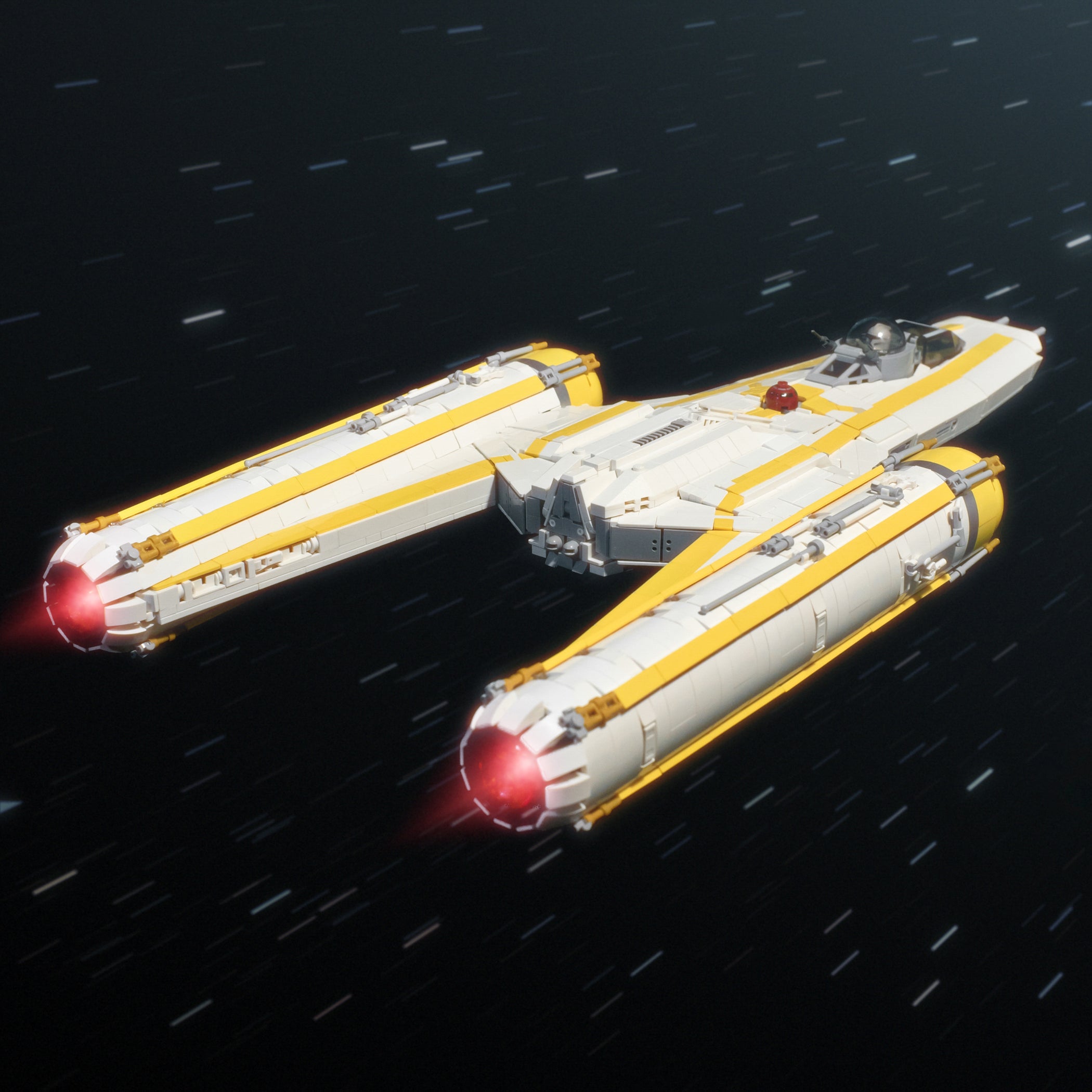 Republic Y-Wing Starfighter - Minifig Scale — BrickVault