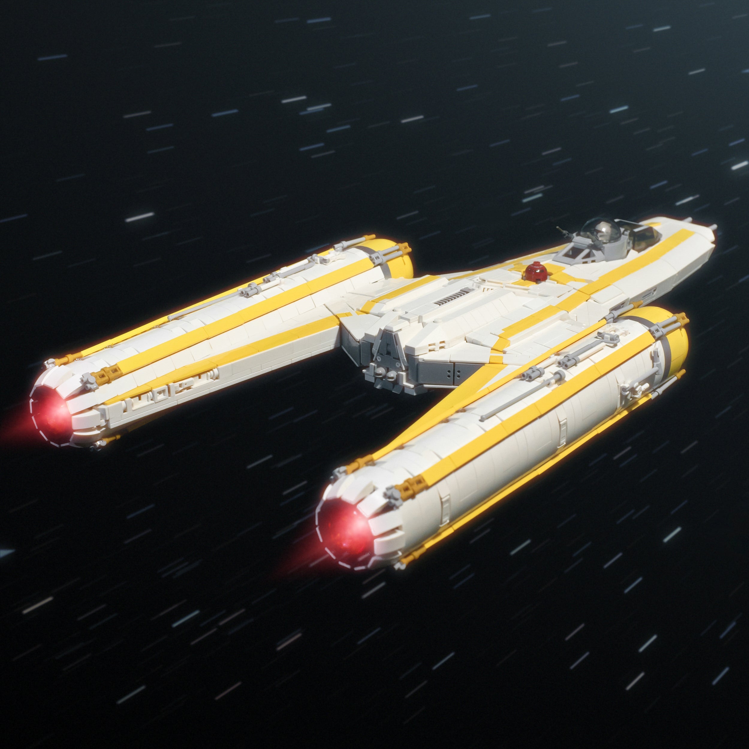 Republic Y-Wing Starfighter - Minifig Scale — BrickVault