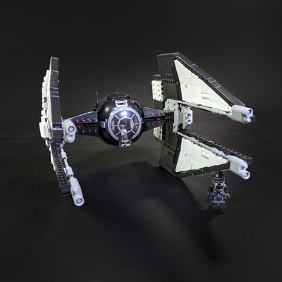 TIE Baron Interceptor - Minifig Scale — BrickVault