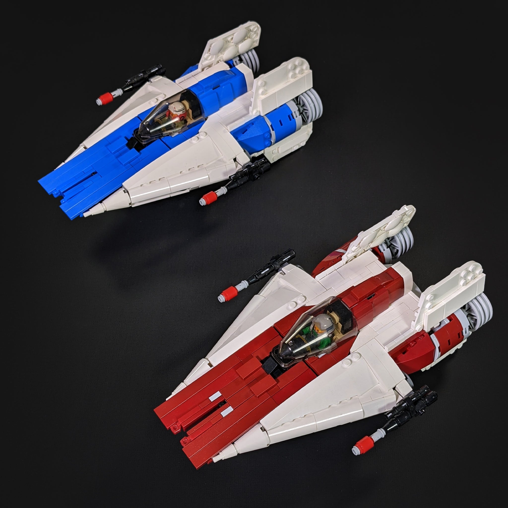 RZ-1 A-wing Starfighter - Minifig Scale — BrickVault