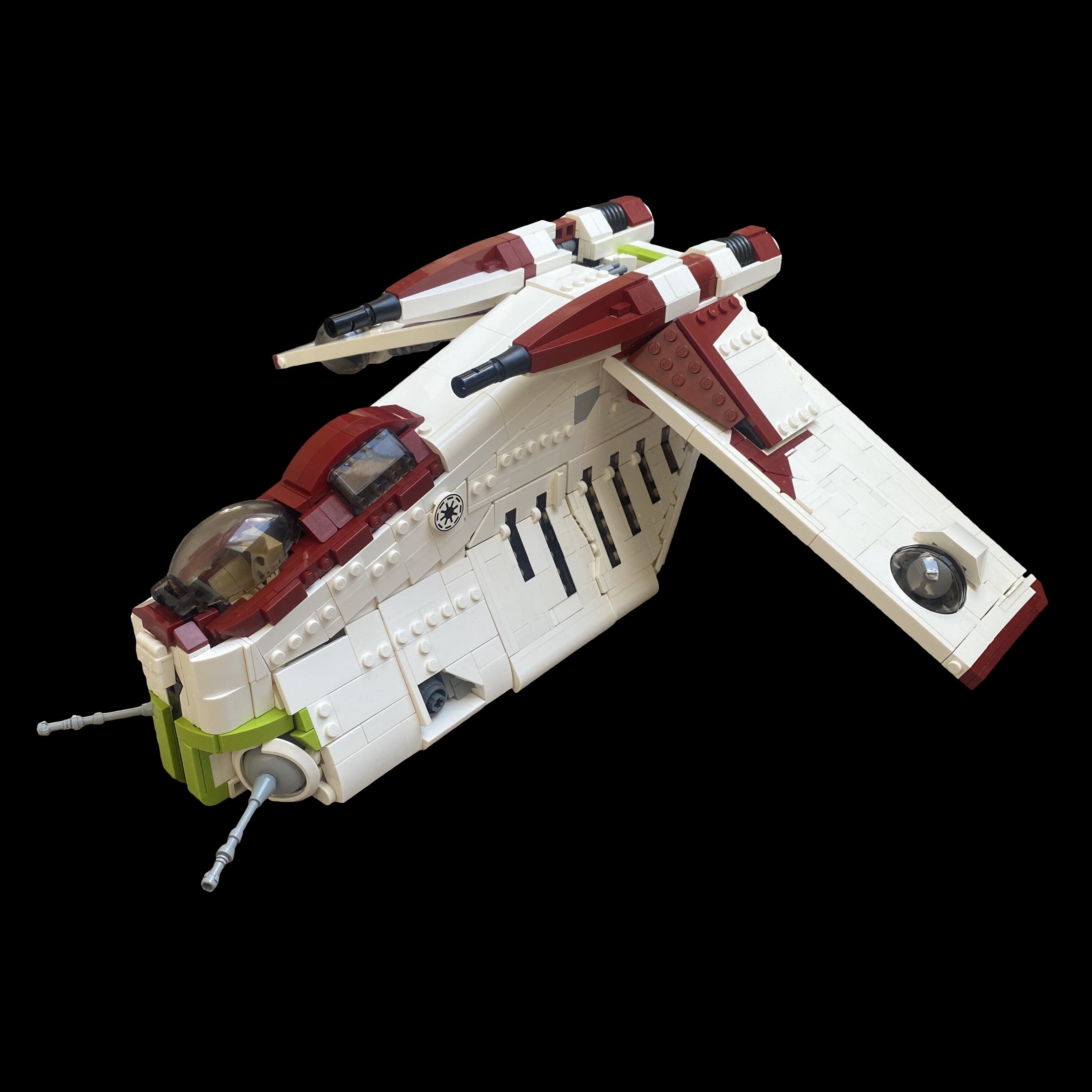 Republic Gunship (Clone Wars) - Minifig Scale (Original Build) — BrickVault