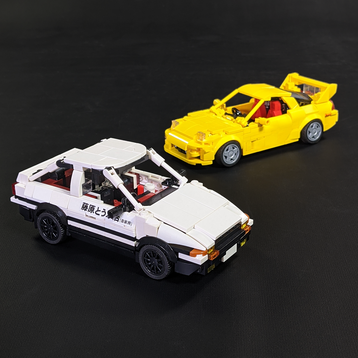 Initial D First Race! Toyota AE86 vs. Mazda RX-7 — BrickVault