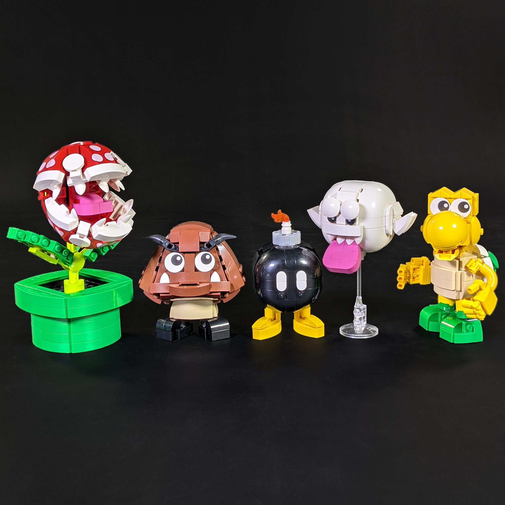 Mario Bundle 2 (Villains) - Bob-omb, Boo, Goomba, Koopa Troopa, and Pi ...