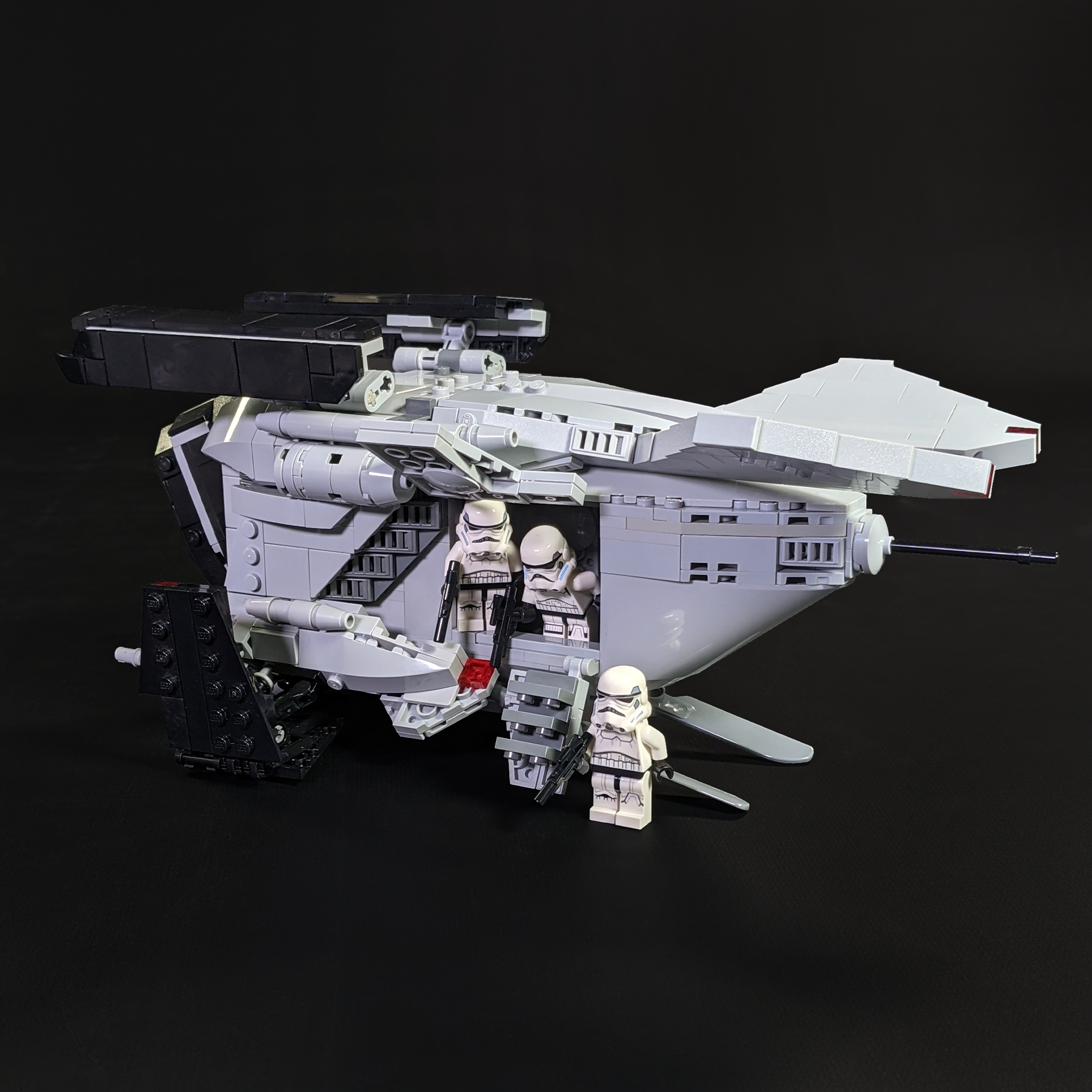 Coruscant Police Gunship & Imperial Patrol Transport - Minifig Scale ...