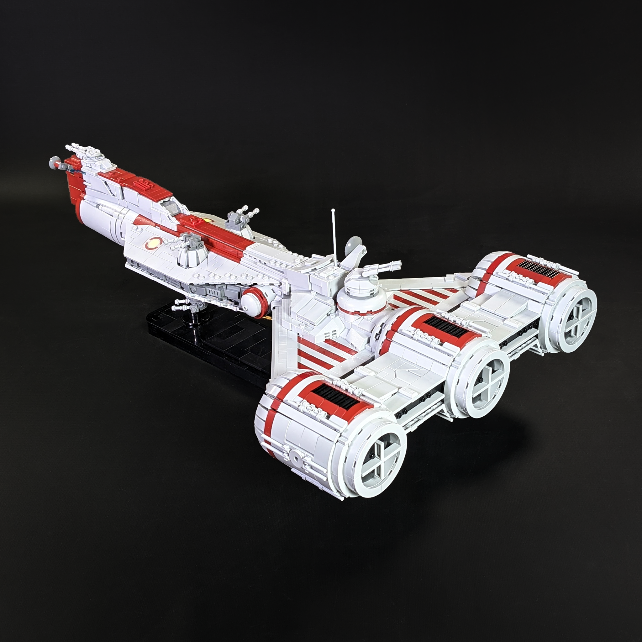 Republic Frigate / Charger c70 Combat Refit - Micro Scale — BrickVault