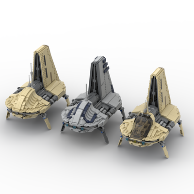 Sheathipede-class Transport Shuttle - Minifig Scale — BrickVault