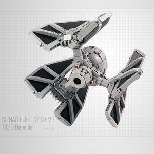 The Perfect LEGO TIE Defender - Minifig Scale — BrickVault