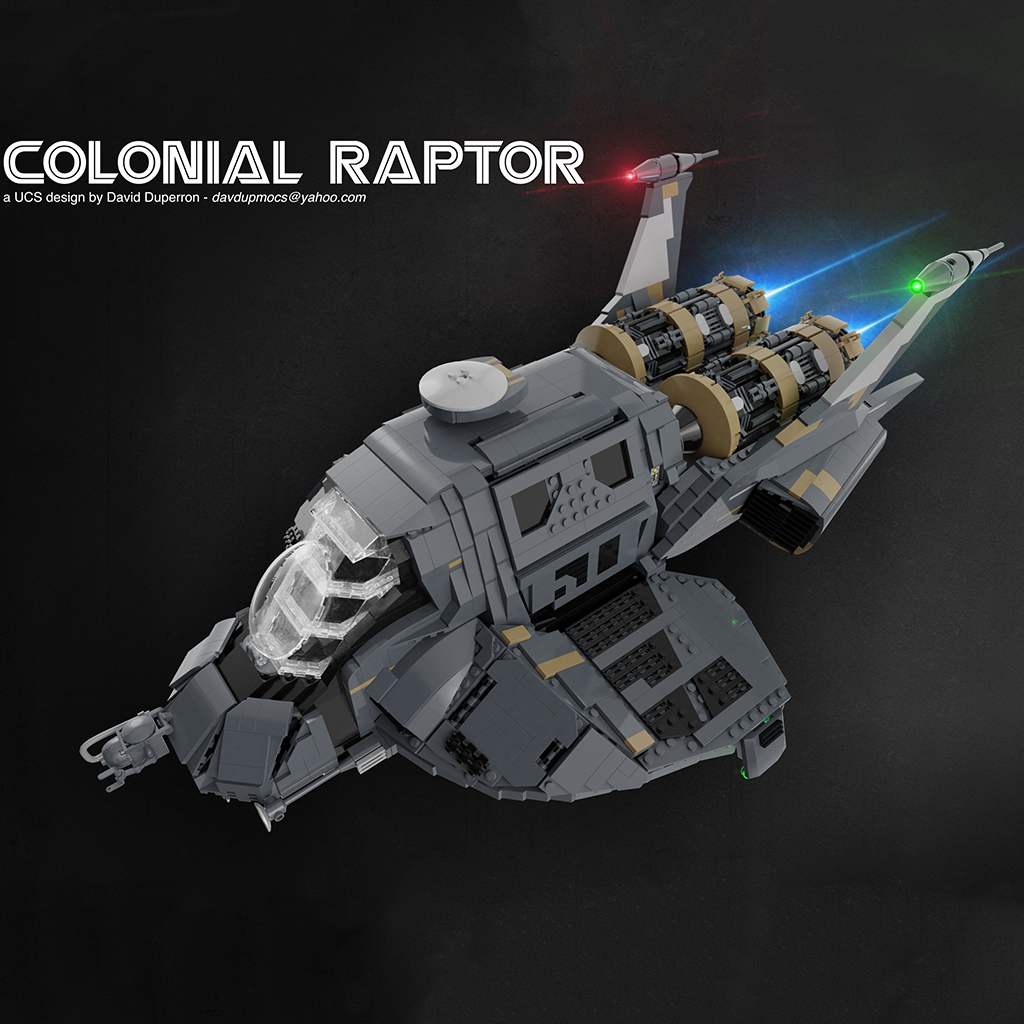 UCCS Colonial Raptor - Battlestar Galactica — BrickVault