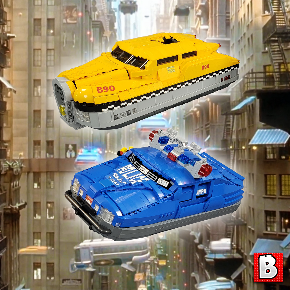 UCCS Fifth Element Taxi Police Chase — BrickVault