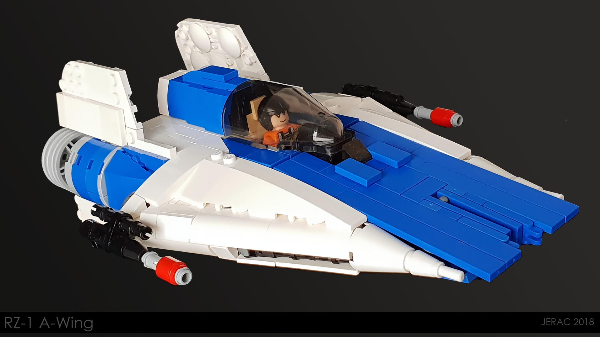 RZ-1 A-wing Starfighter - Minifig Scale — BrickVault
