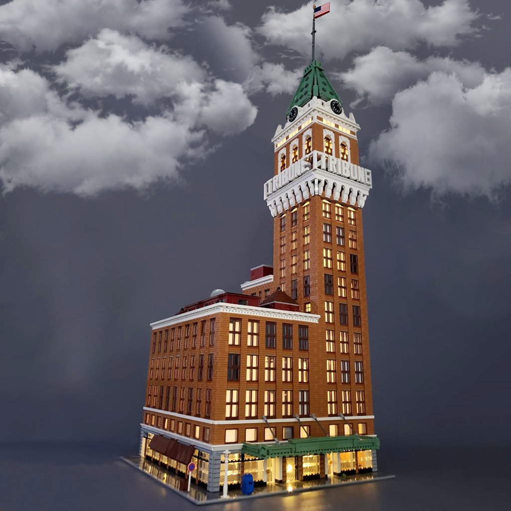 Tribune Tower Skyscraper - Modular Building — BrickVault