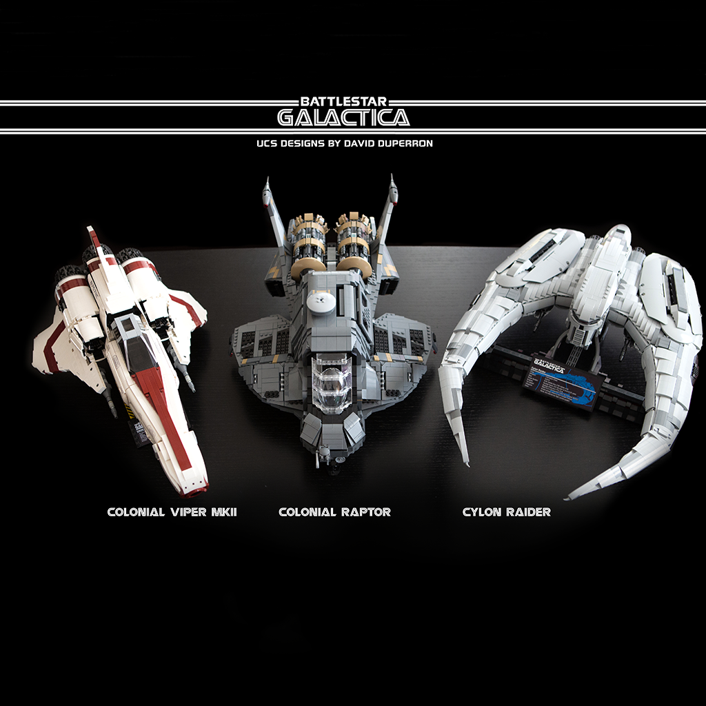 UCCS Battlestar Galactica Bundle - Viper, Raptor, Raider — BrickVault